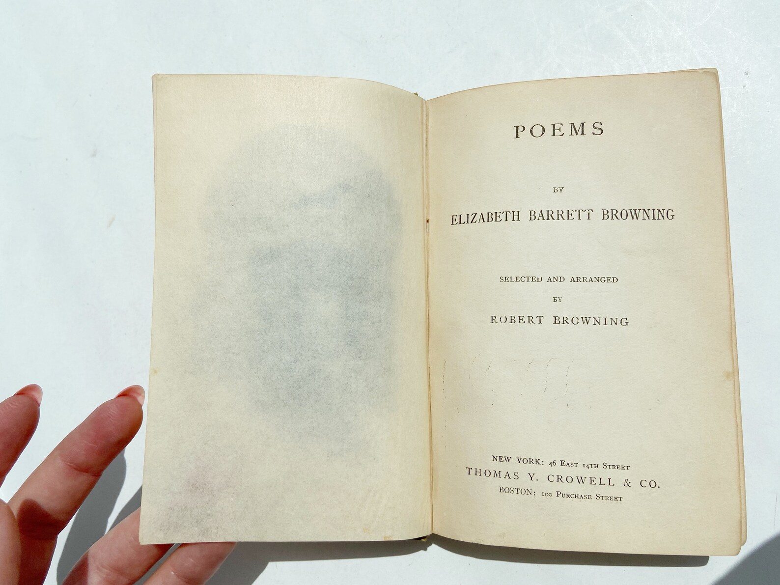 Mrs. Brownings Poems Poems by Elizabeth Barrett Browning - Etsy