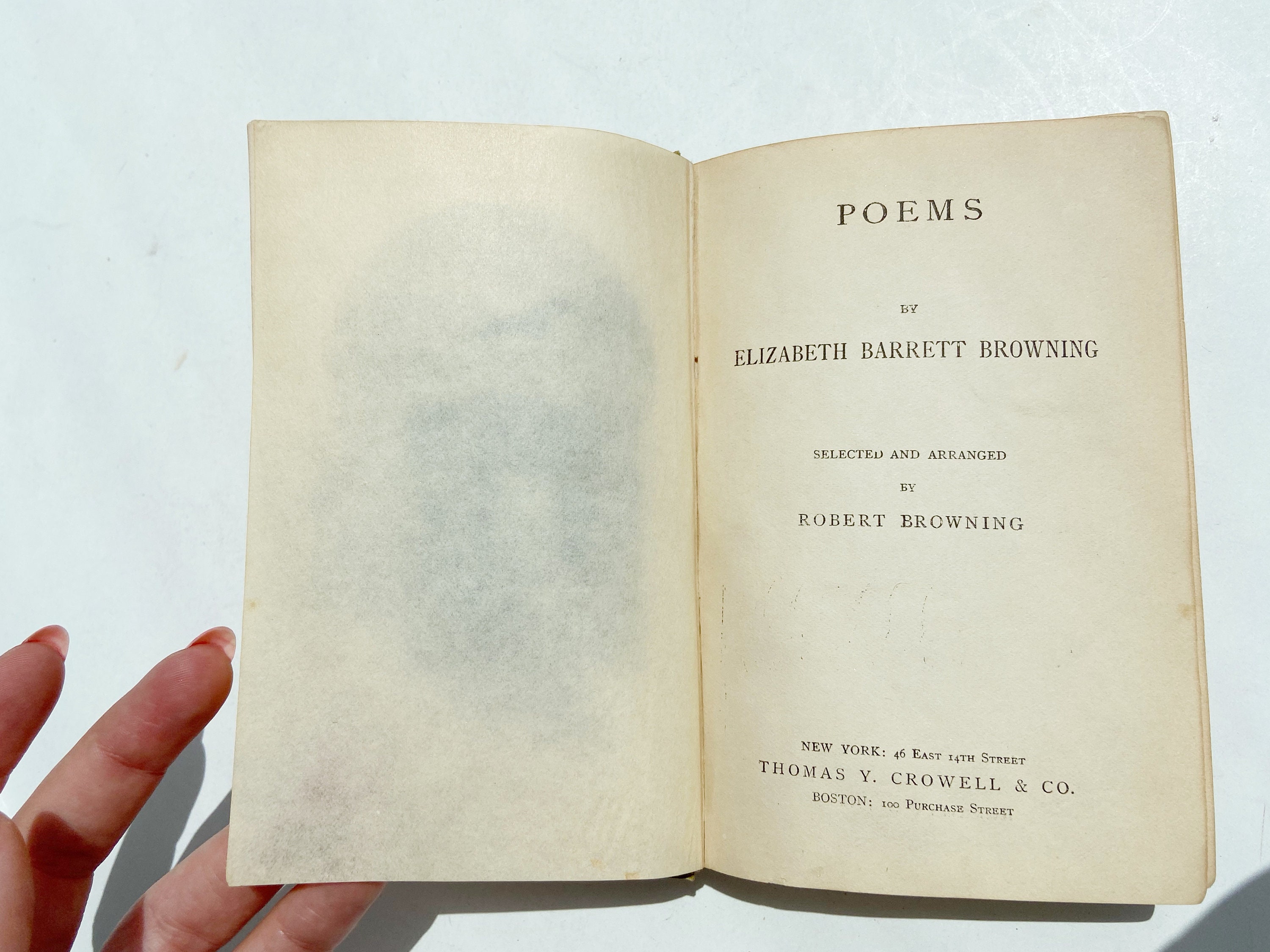 Mrs. Brownings Poems Poems by Elizabeth Barrett Browning - Etsy