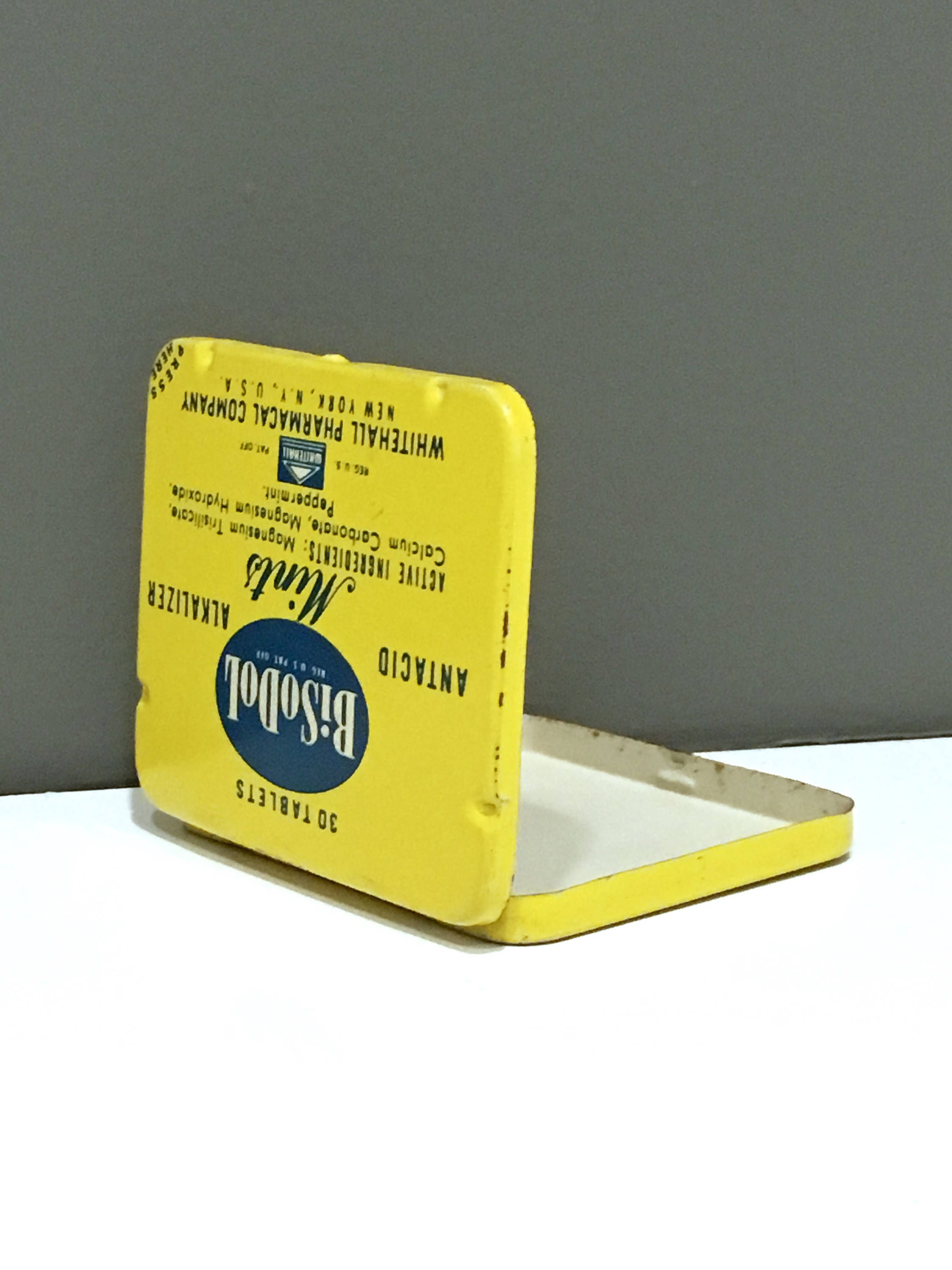Vintage Tin Bisodol Mints Whitehall Pharmacal Co Alkalizer - Etsy