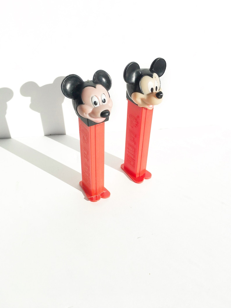 Rare Vintage Mickey Mouse Pez Dispensers: Hungary & Austria Set - Etsy