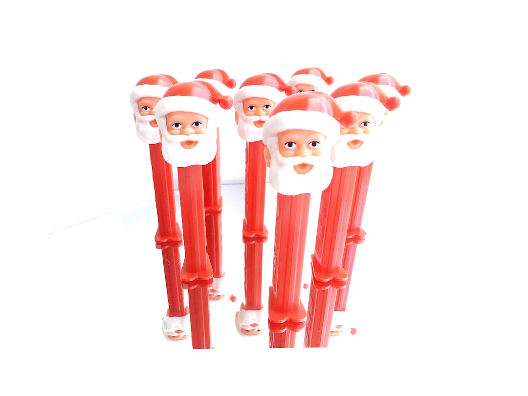 Vintage Santa Claus Pez Dispensers: Christmas Candy Collection, Made in ...