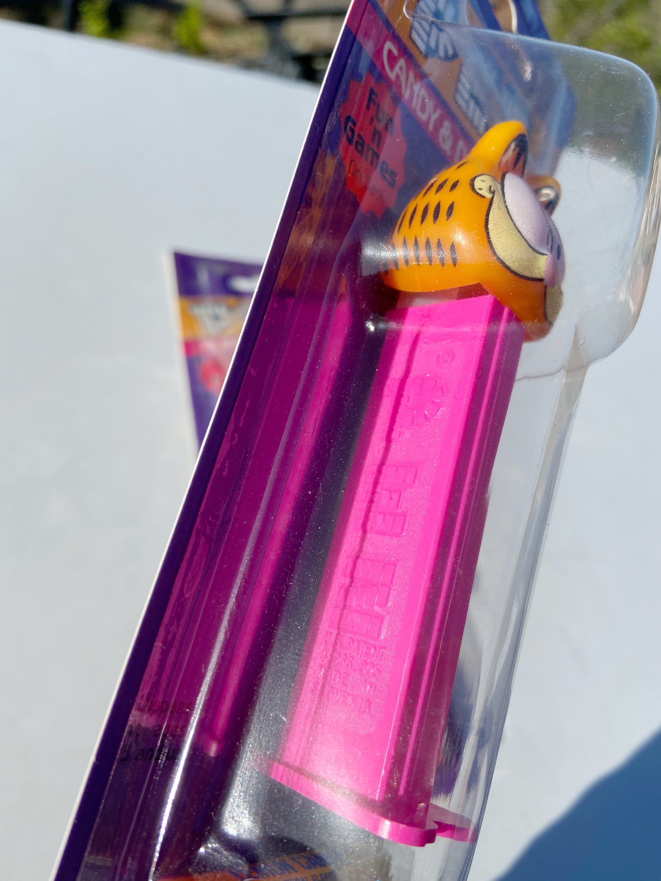 Vintage Garfield Pez Candy Dispensers in Original Package, Garfield Pez ...