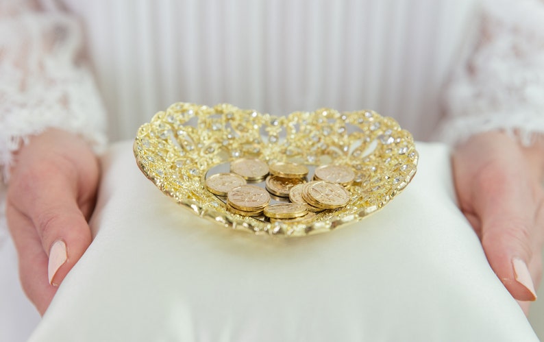 Ornate Gold Silver Arras With Coins Wedding Tradition | Etsy