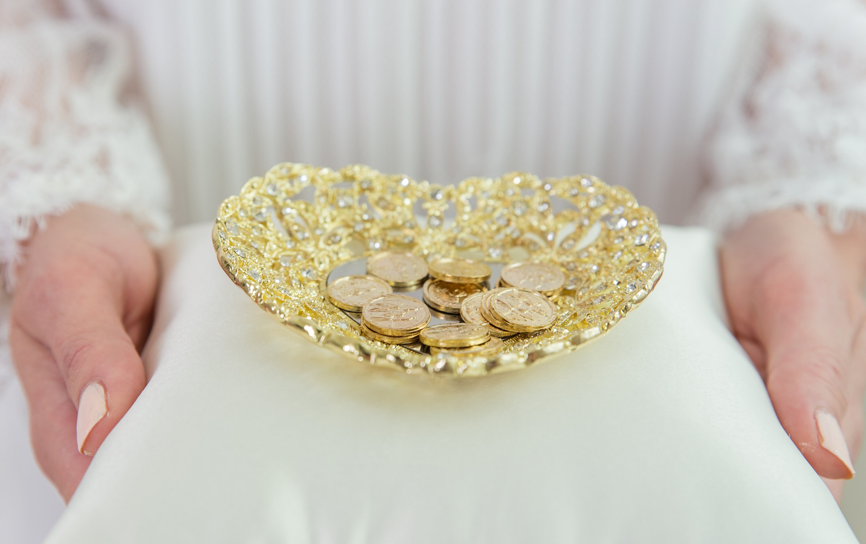 Ornate Gold Silver Arras With Coins Wedding Tradition | Etsy