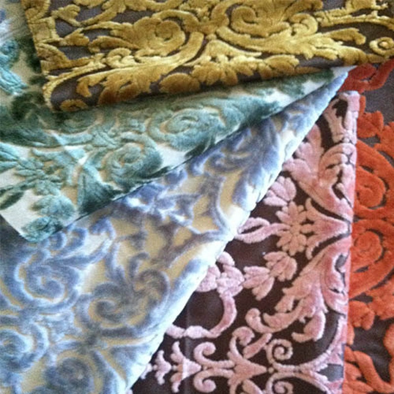 Burnout Velvet Fabric - Etsy