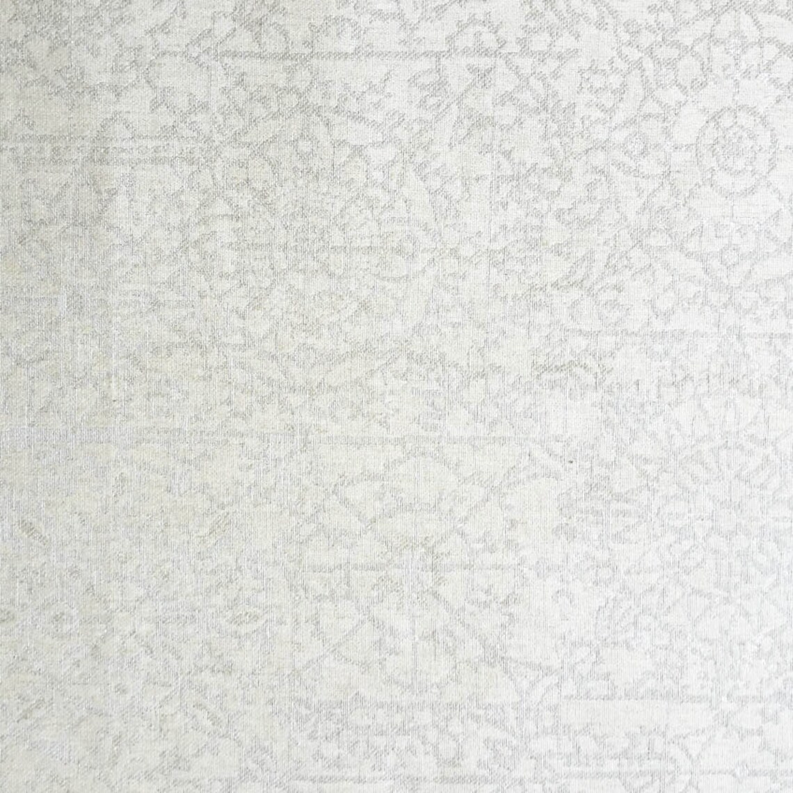 Daintily Subtle Metallic Lace Latice Trellis Pattern With Viscos Cotton ...