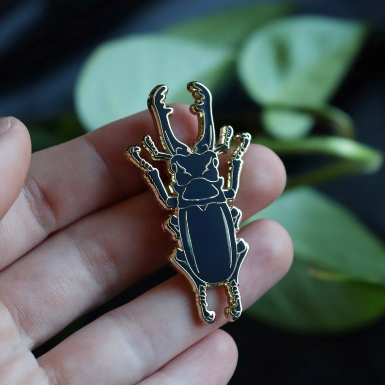 Stag Beetle Pin - Etsy