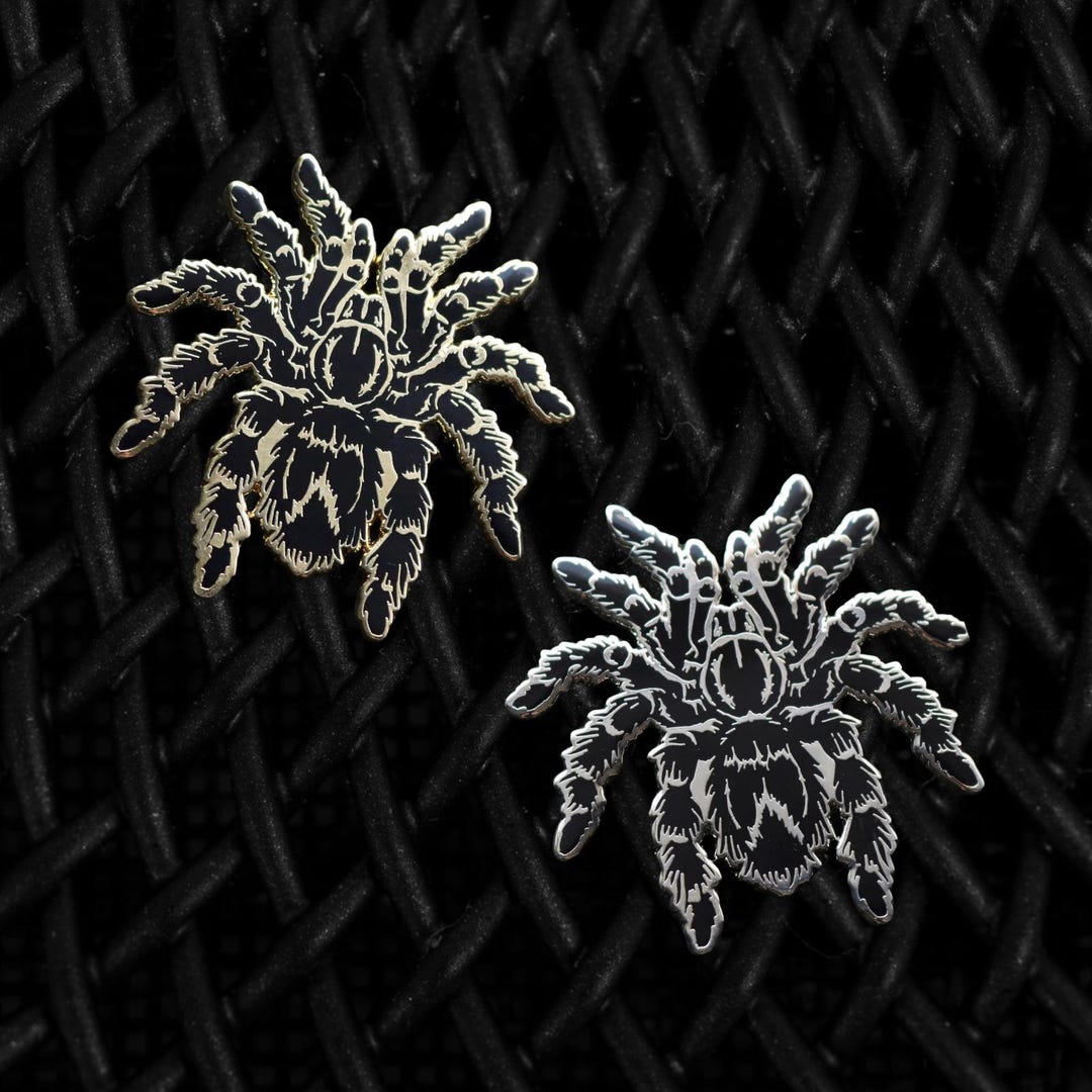 Tarantula Hard Enamel Pin, Insect Accessories, Entomology Gifts, Bug ...