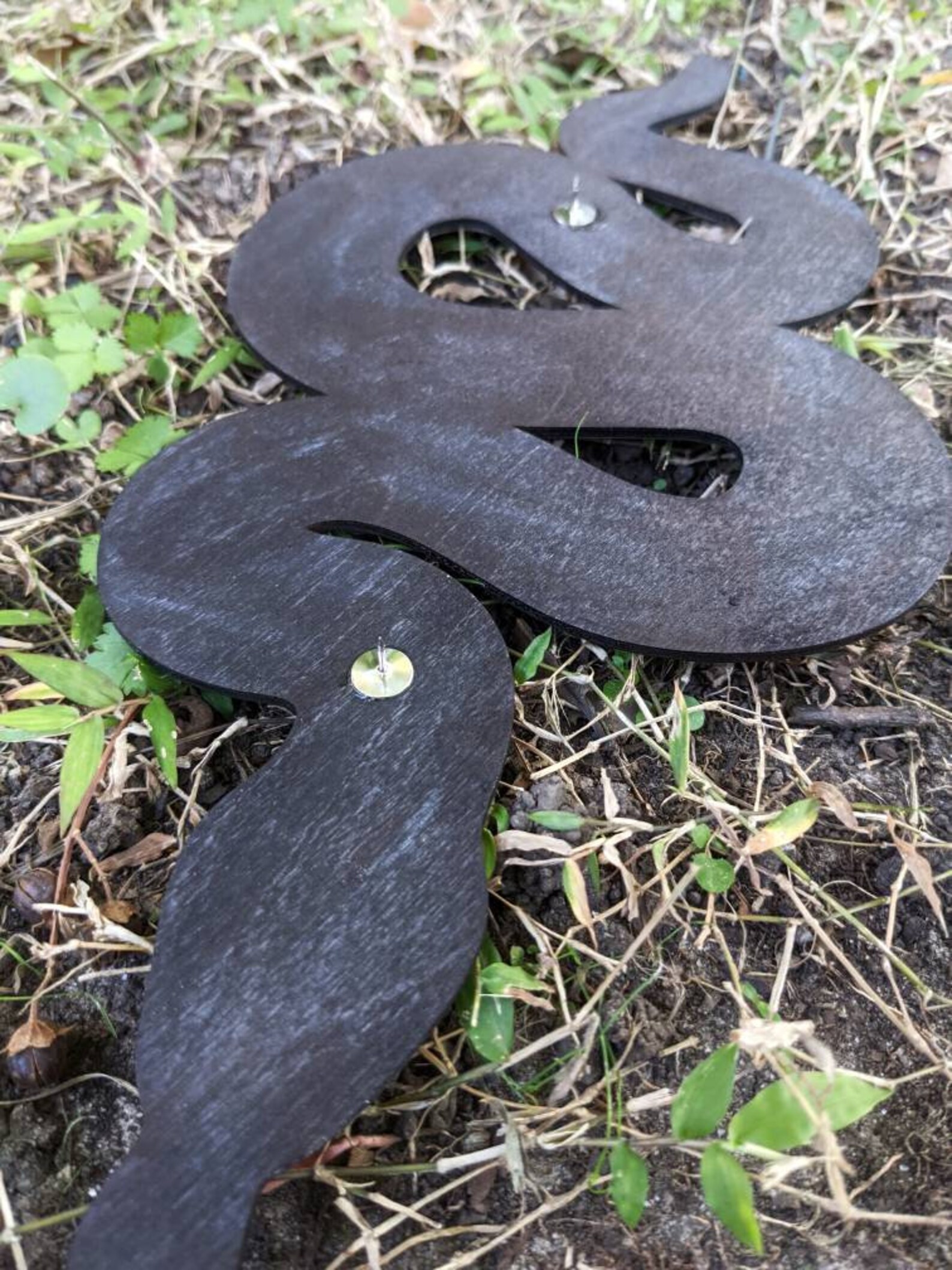 Laser Cut Wall Snake Gold/ Silver - Etsy