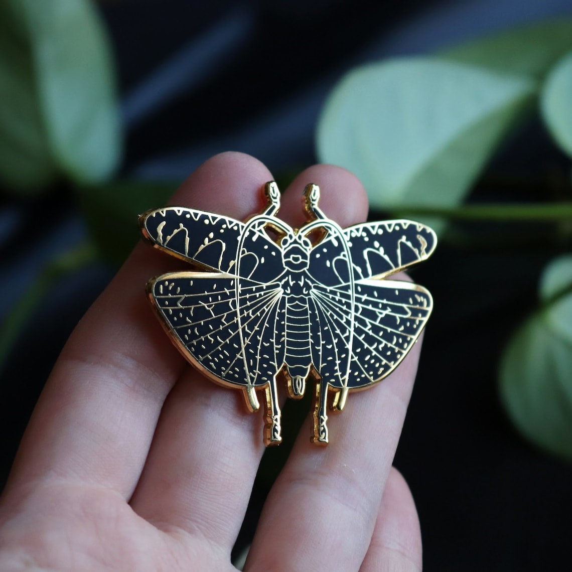 Grasshopper Hard Enamel Pin - Etsy