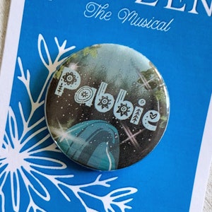 FROZEN the Musical Inspired Pabbie, Hidden Folk Pinback, Button, Badge ...