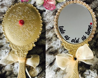 Beauty beast mirror | Etsy