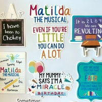 Matilda the Musical Inspired Sticker Pack - 9 Count - Etsy