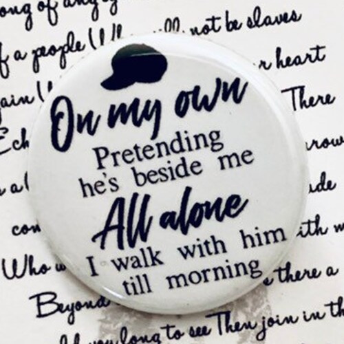 Les Miserables Red and Black Inspired Pin Pinback Button - Etsy