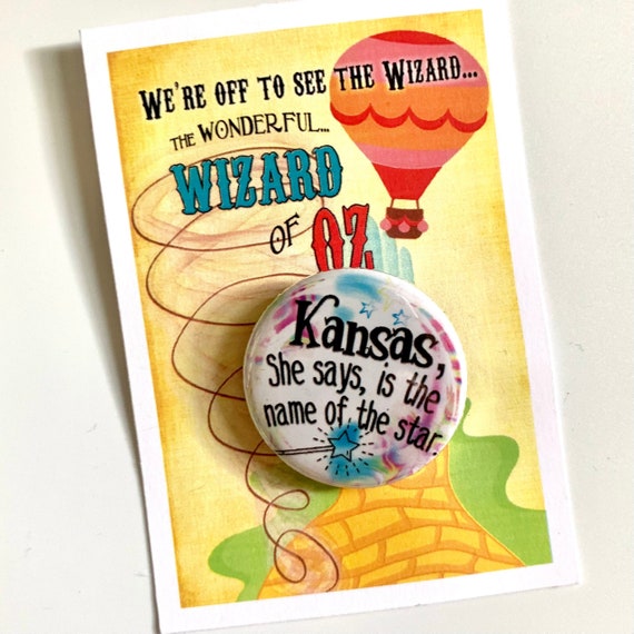 WIZARD OF OZ Glinda Munchkinland Inspired Pin Pinback | Etsy