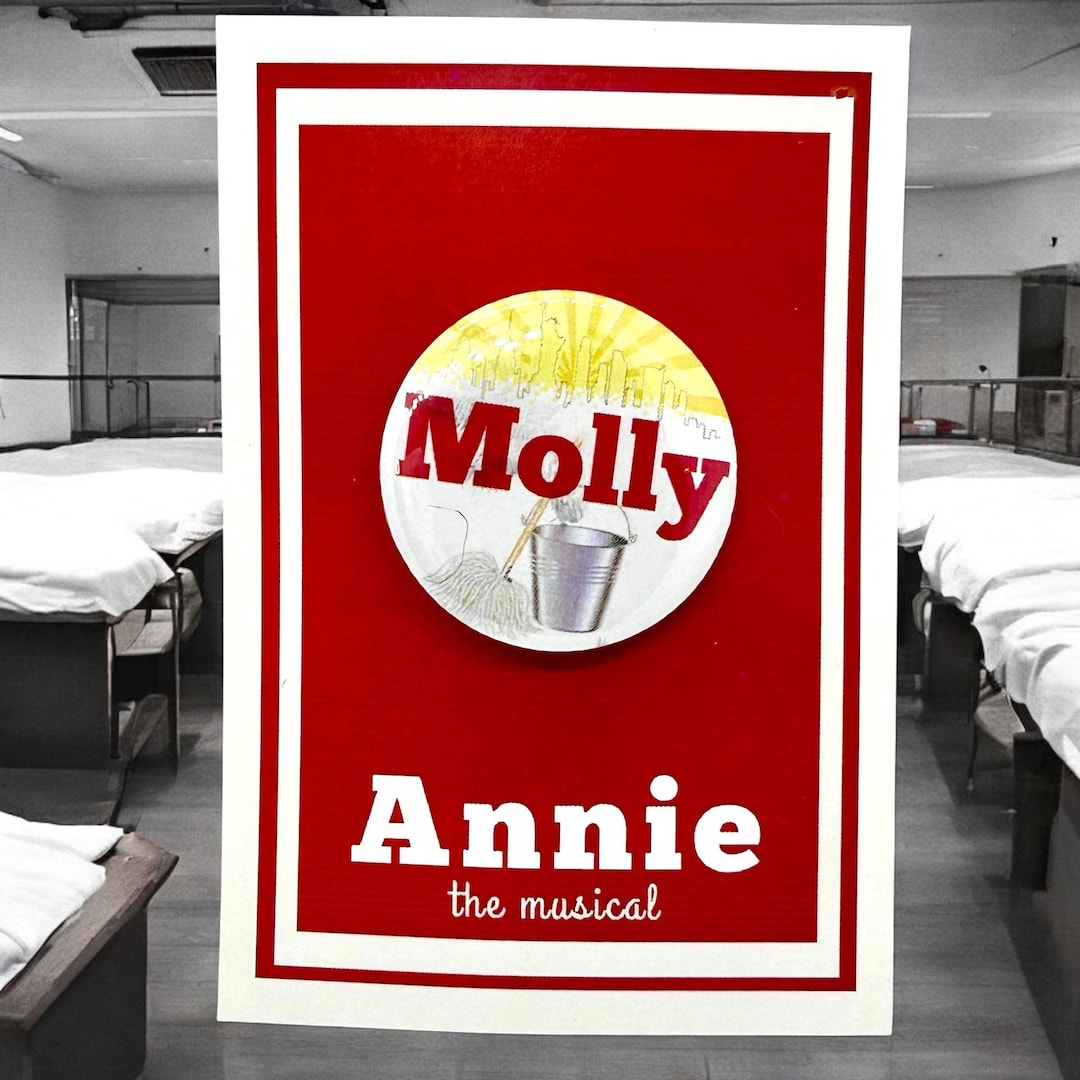 Annie the Musical, Molly Orphan Pinback, Button, Musical Theatre - Etsy