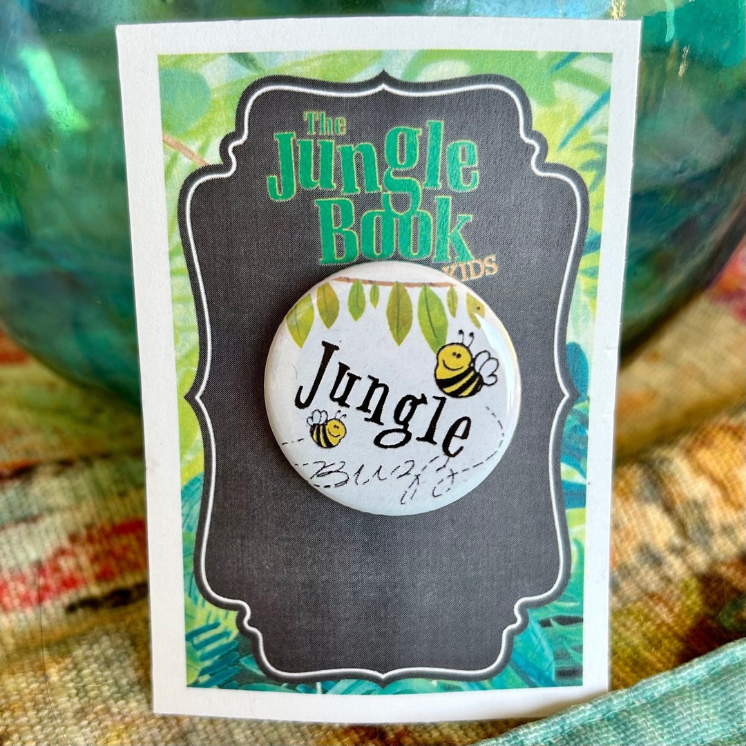 Jungle Book Kids Musical Jungle Bee Inspired Pin, Magnet, Badge ...