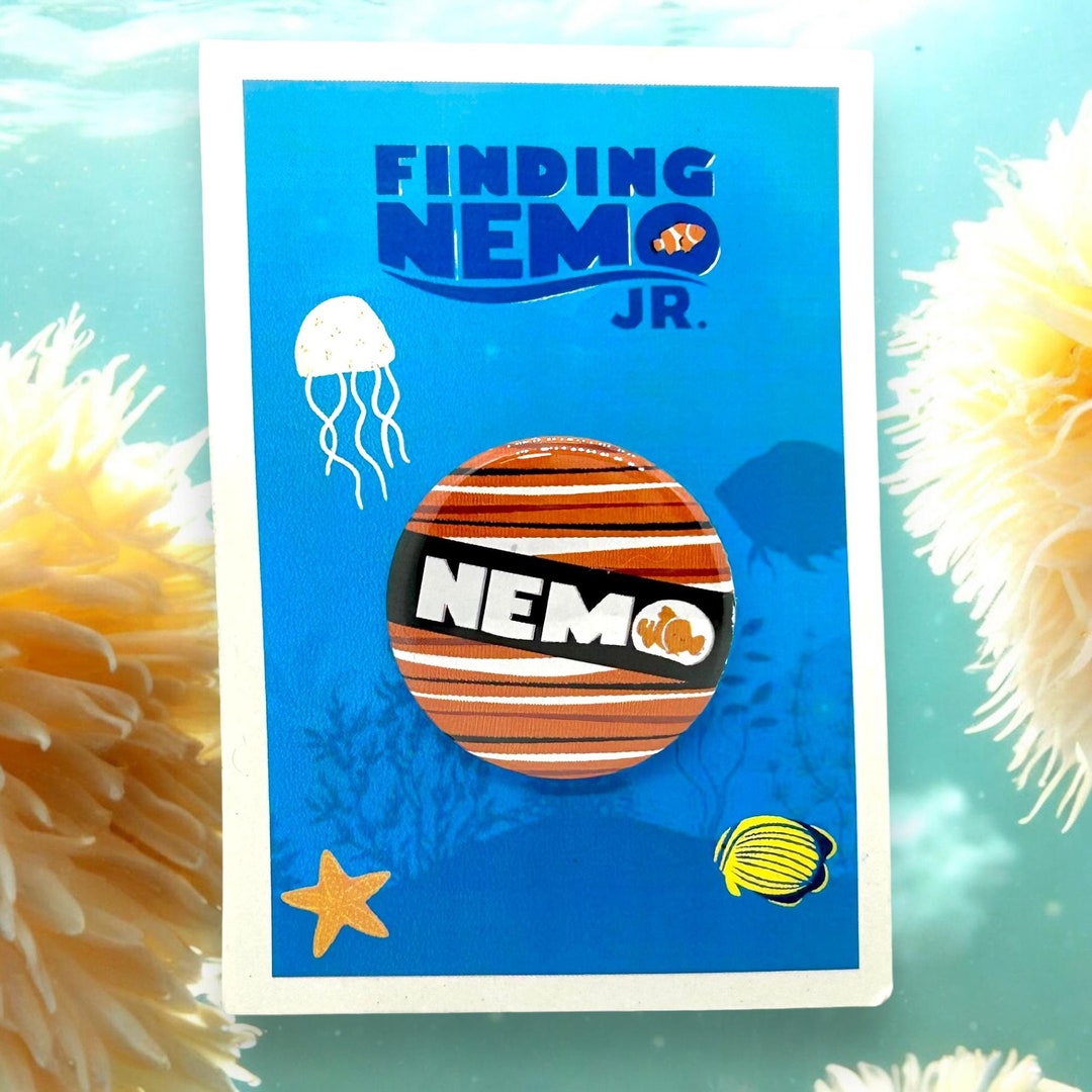 Finding Nemo the Musical Jr.& Kids Nemo Character Pin, Magnet, Button ...