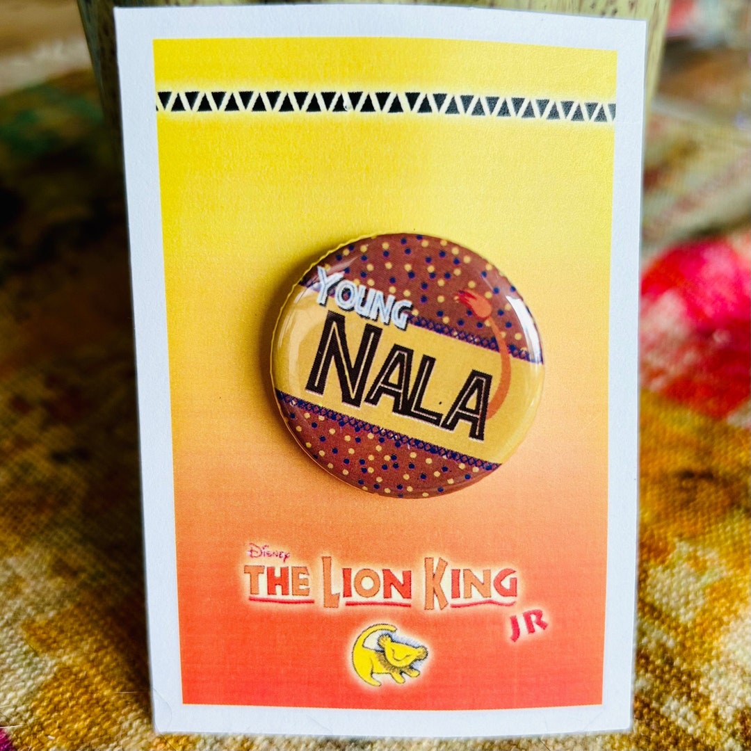 Lion King Jr, Lion King Kids, Young Nala Inspired Pin, Pinback, Badge ...