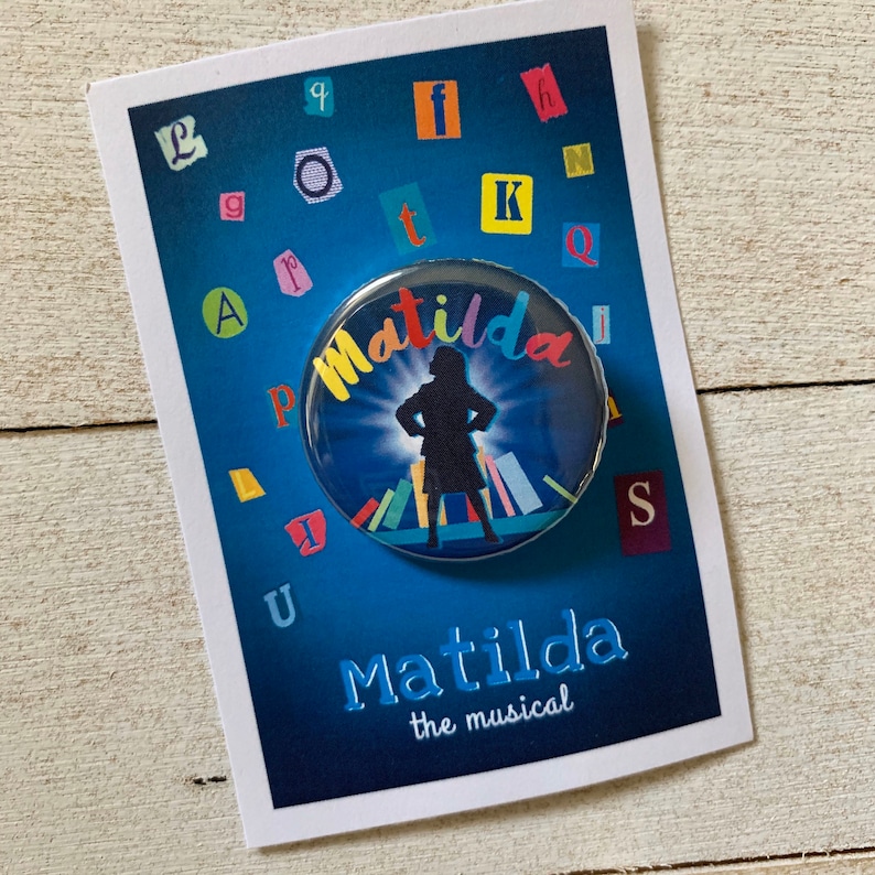 Matilda the Musical Inspired Pinback, Button, Badge, Magnet, Musical ...