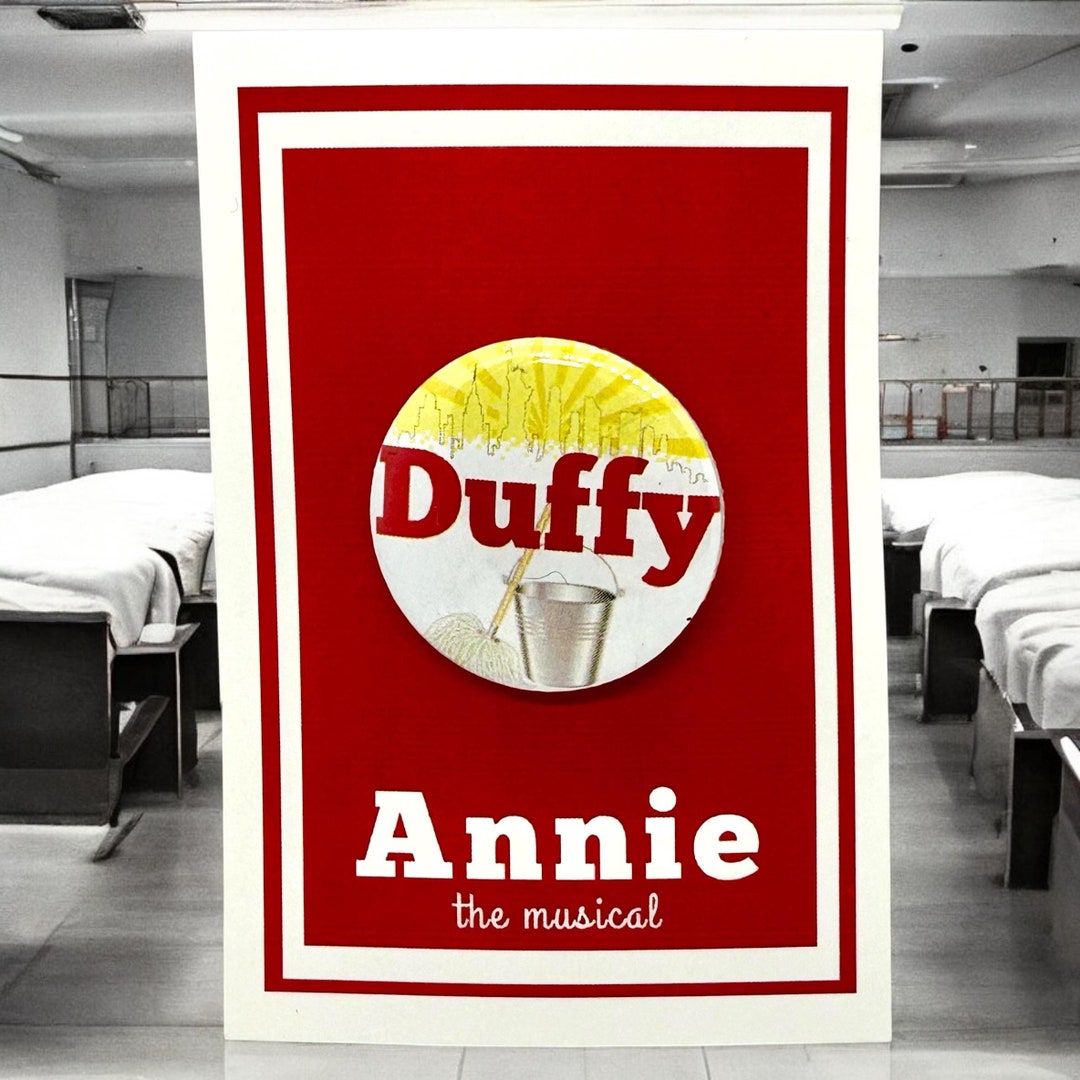 Annie the Musical, Duffy Orphan Pinback, Button, Musical Theatre - Etsy