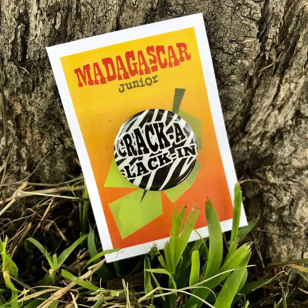 Madagascar Junior Inspired Pin, Marty the Zebra, Crack-a-lack-in ...