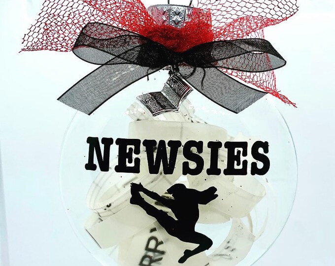 NEWSIES the Musical Inspired Holiday Ornament Musical Theatre Gift - Etsy
