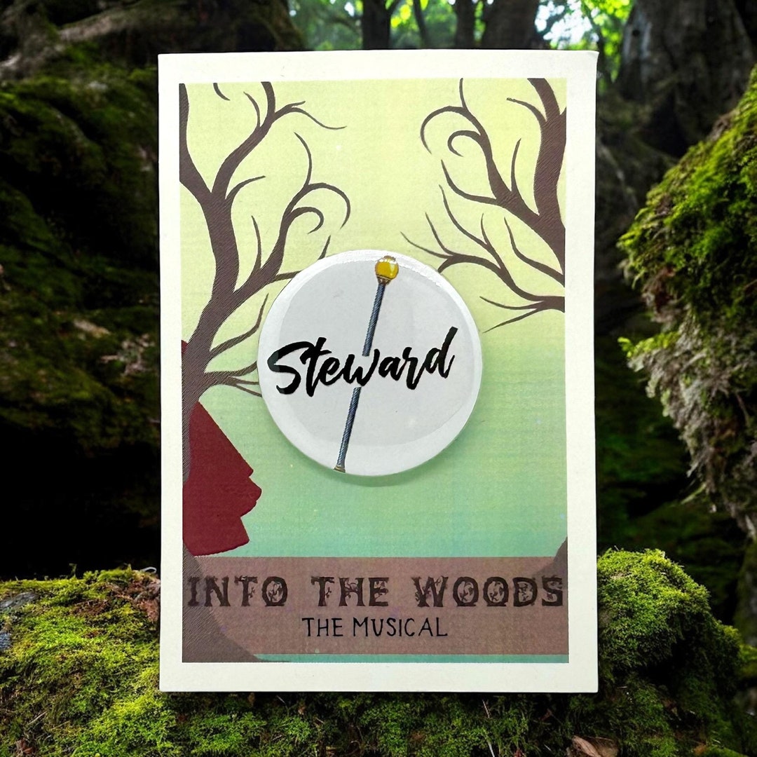 INTO THE WOODS Inspired Steward Character Pinback, Button, Badge ...