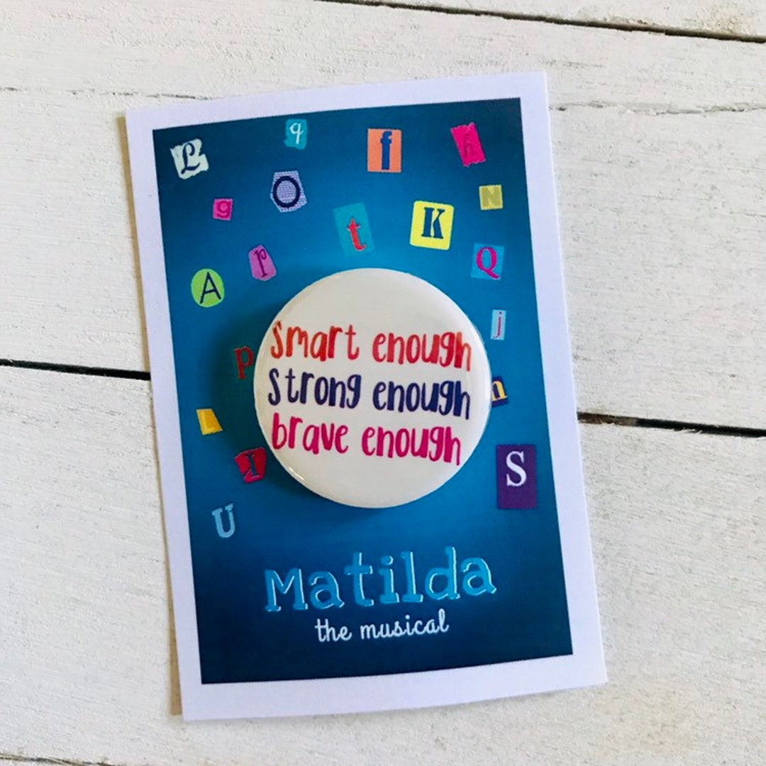 Matilda the Musical Inspired When I Grow up Pinback, Button, Badge ...