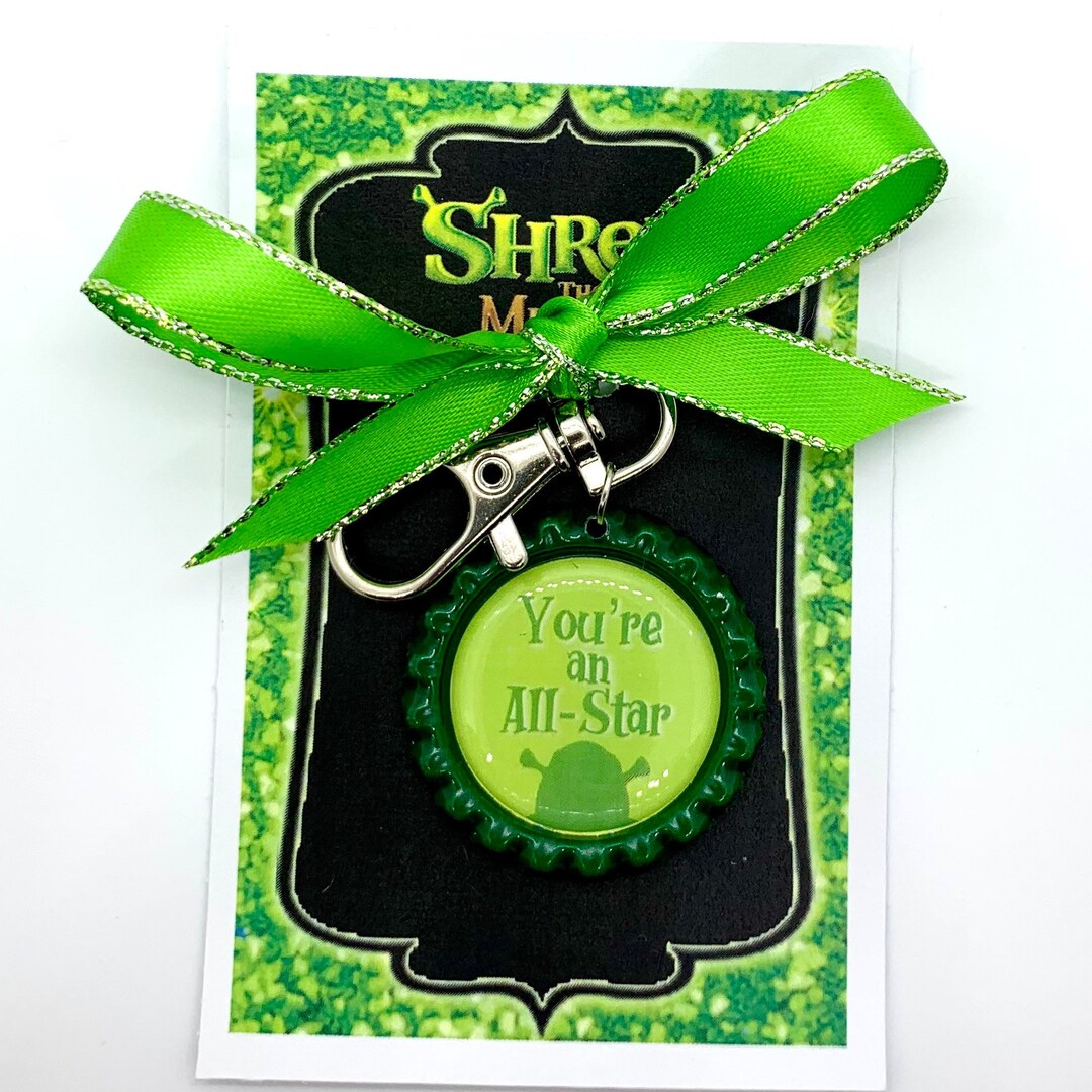 SHREK Musical, All-star Bottle Cap Purse, Backpack, Key Ring Clip ...