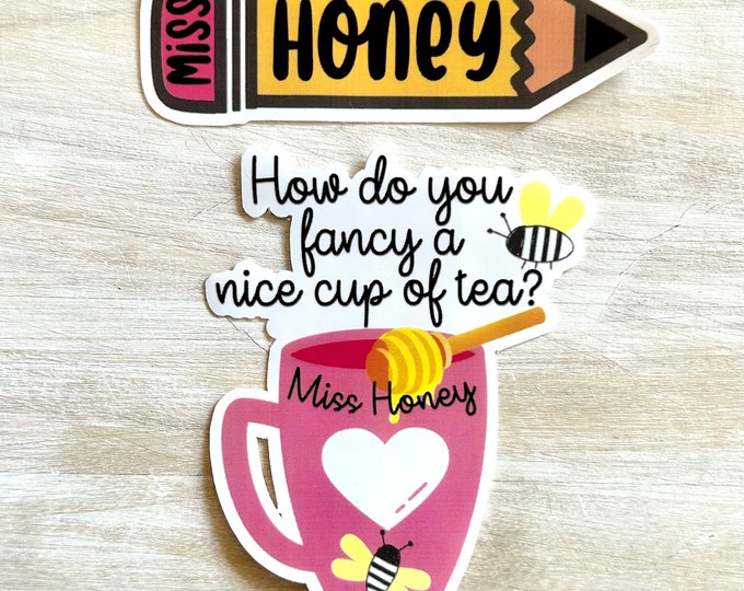 Matilda the Musical Miss Honey Inspired Sticker Pack 2 Count - Etsy