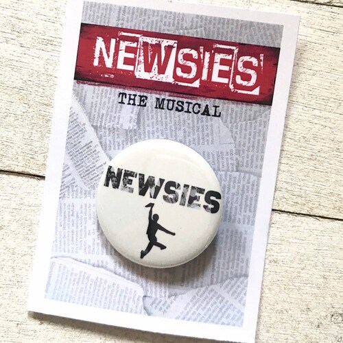 NEWSIES Strike Inspired Pinback Button Badge Magnet Musical - Etsy