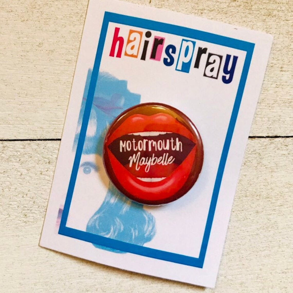 Hairspray The Musical Inspired Motormouth Maybelle Pinback Etsy