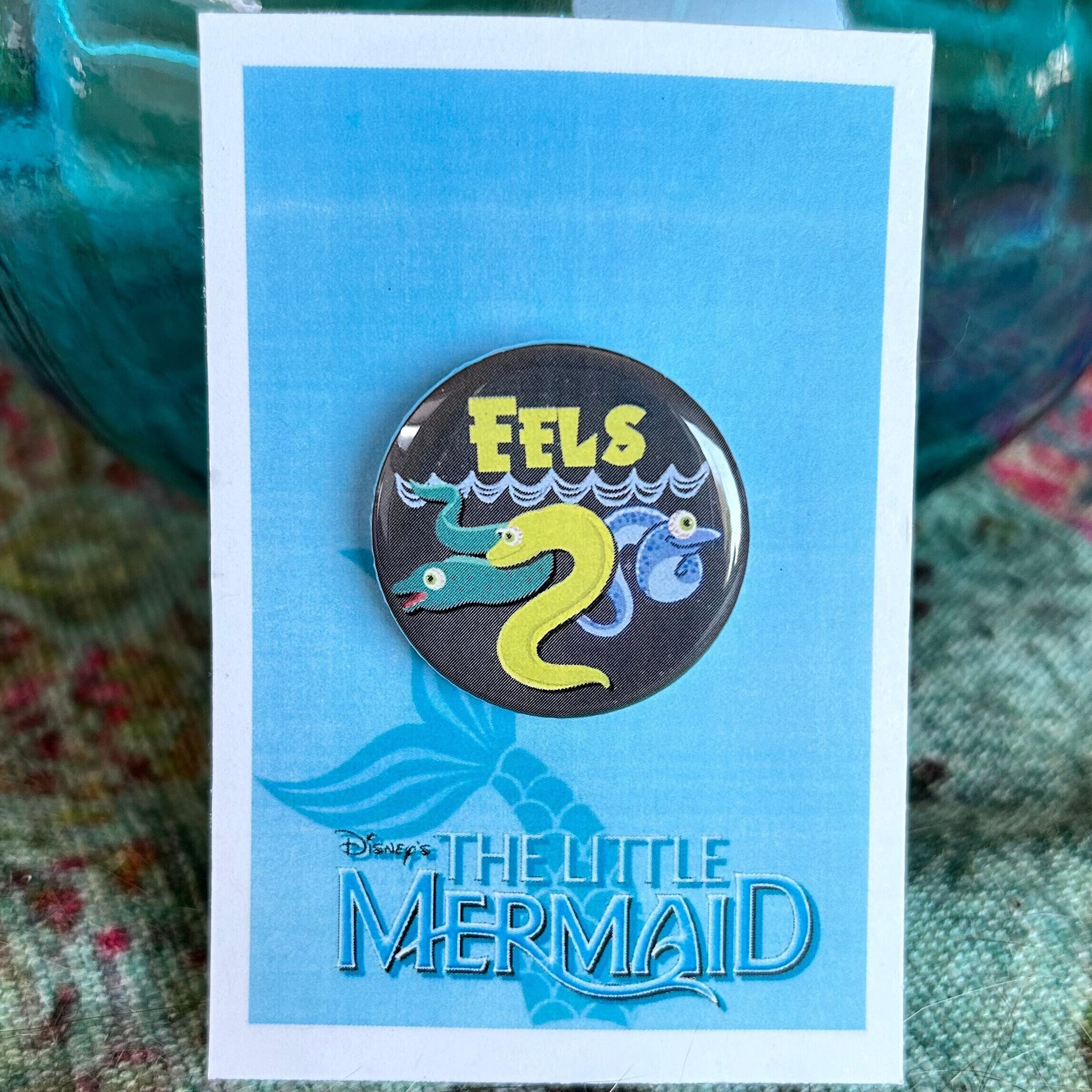 Little Mermaid the Musical Inspired Sea Creature Eels Pin, Magnet ...