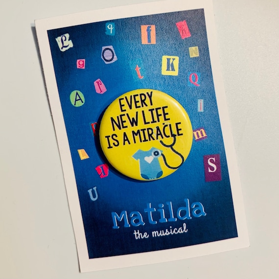 Matilda the Musical Doctor Inspired Pinback Button Badge | Etsy