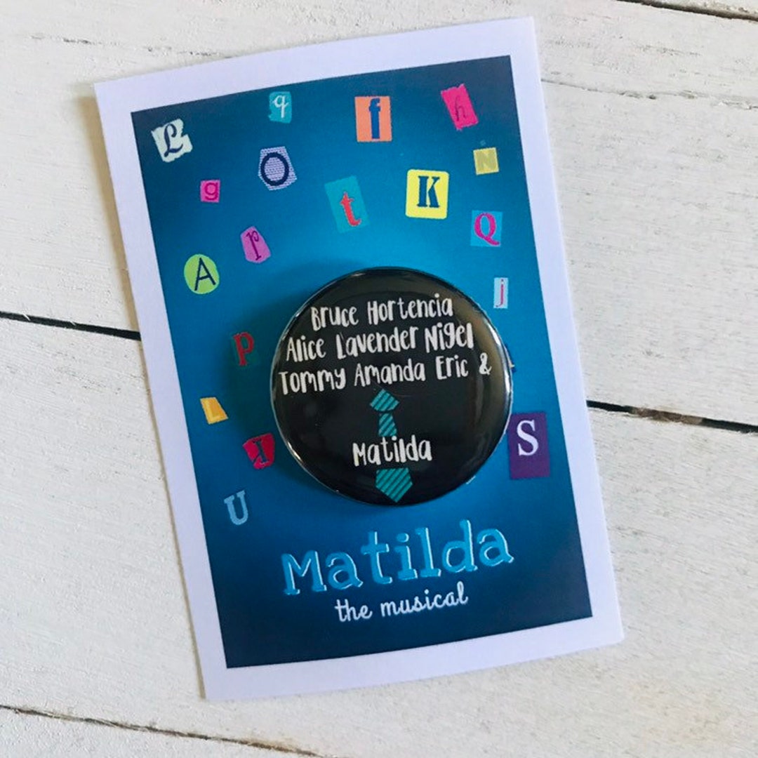 Matilda the Musical Inspired Pinback, Button, Badge, Magnet, Musical ...