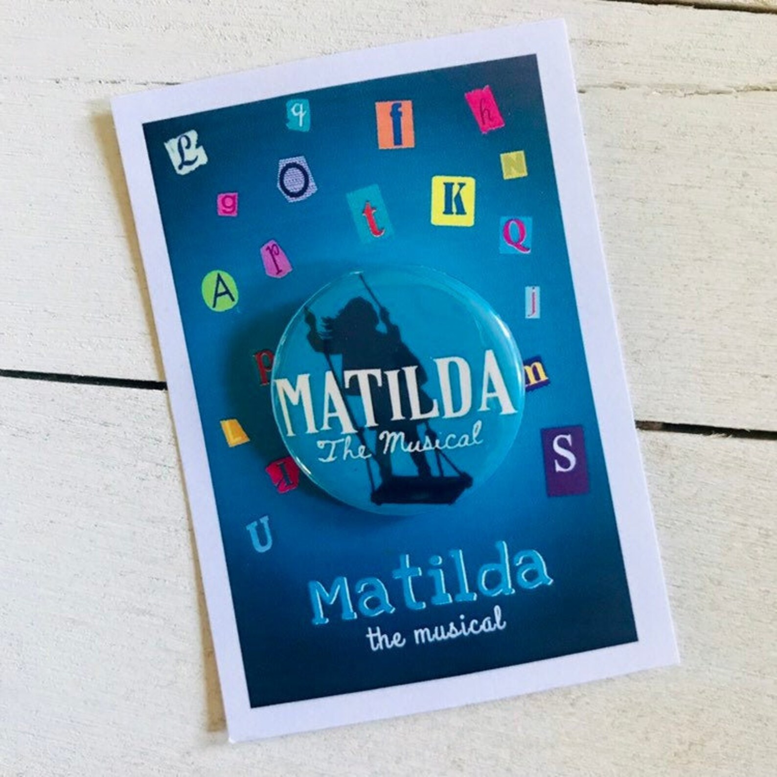 Matilda the Musical Inspired Pinback Button Badge Magnet - Etsy