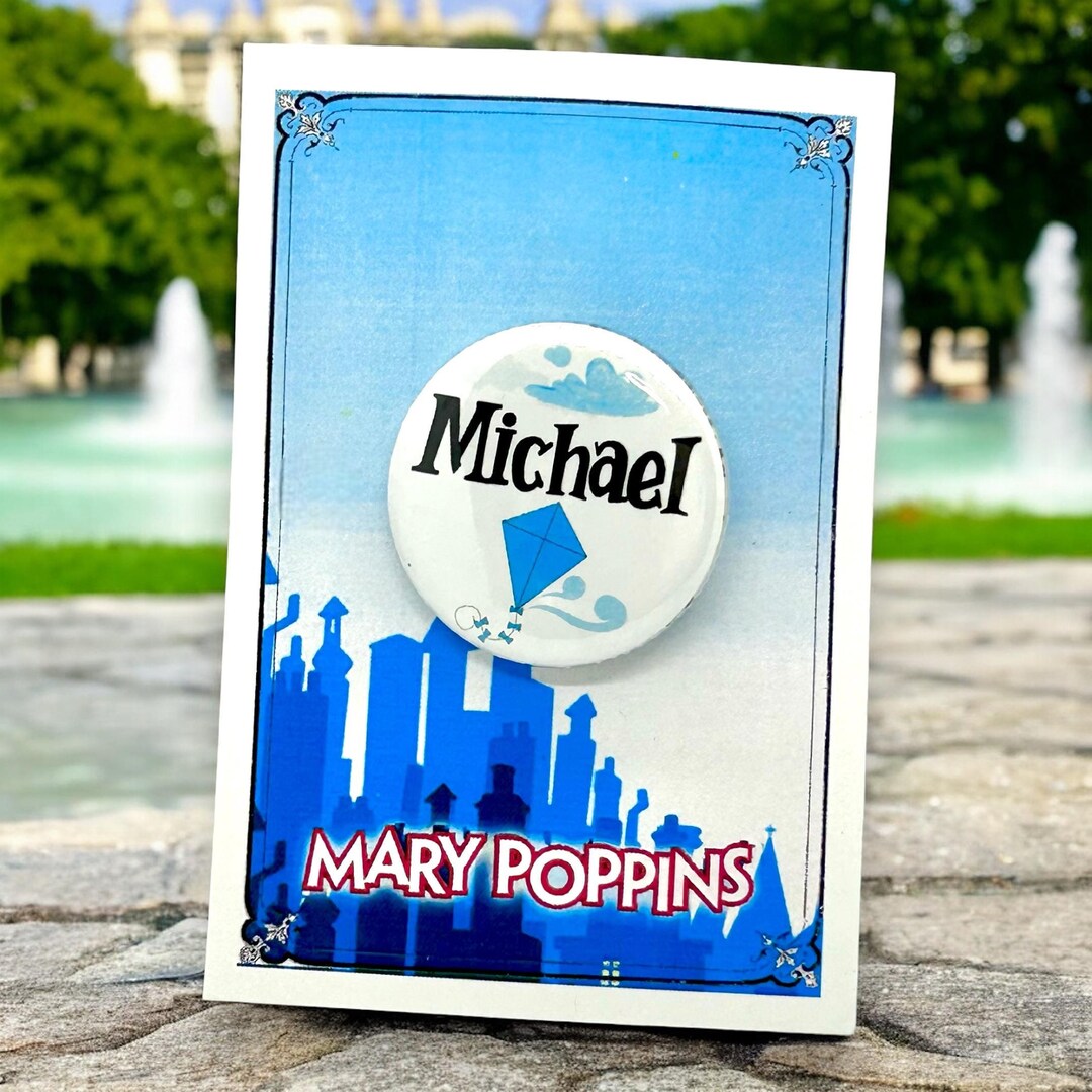 Mary Poppins the Musical Inspired Michael Character Pin, Pinback ...