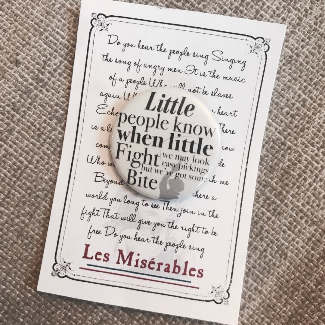 Les Miserables, Gavroche Inspired Pin, Pinback, Button, Badge, Magnet ...