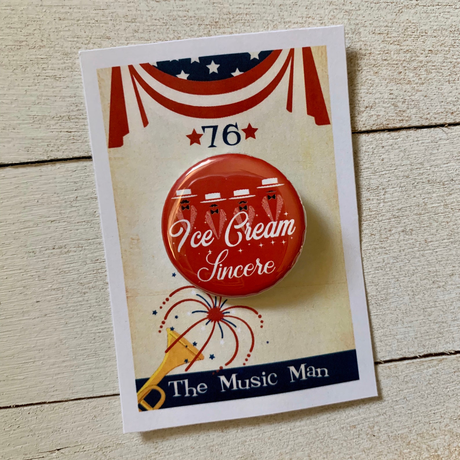 The Music Man the Musical Inspired Ice Cream Sincere, Barbershop ...