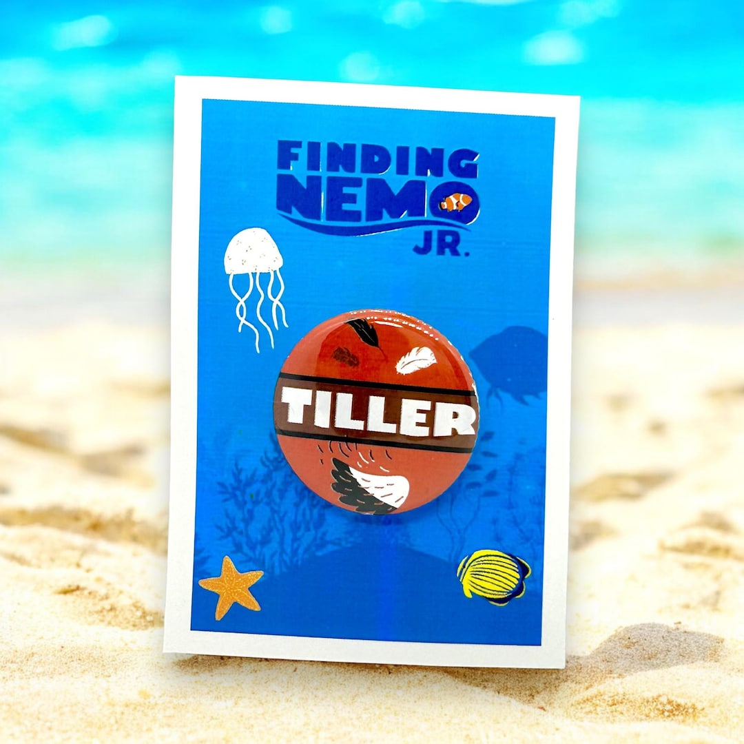 Finding Nemo the Musical Jr.& Kids Tiller Pelican Character Pin, Magnet ...