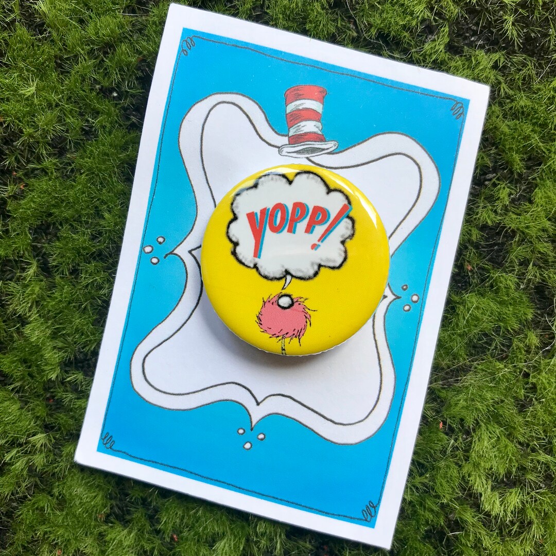 Clover Pin, Pinback, Button, Seussical Inspired, YOPP!, Mustical ...