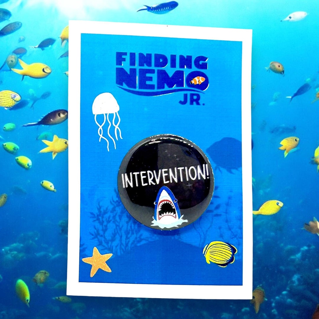 Finding Nemo the Musical Jr.& Kids Intervention Pin, Magnet, Button ...