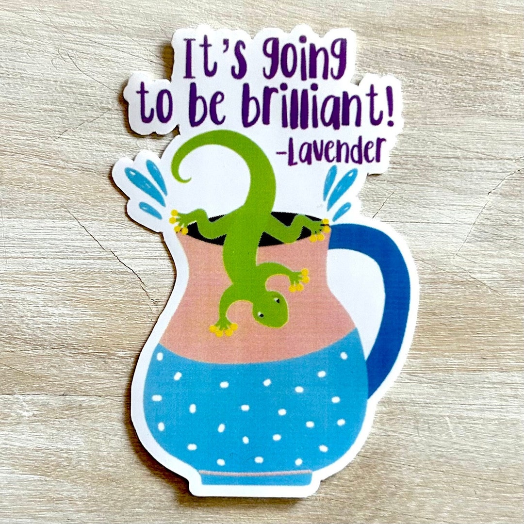 Matilda the Musical Lavender Inspired Sticker - Etsy