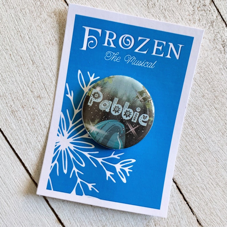 FROZEN the Musical Inspired Pabbie Hidden Folk Pinback - Etsy
