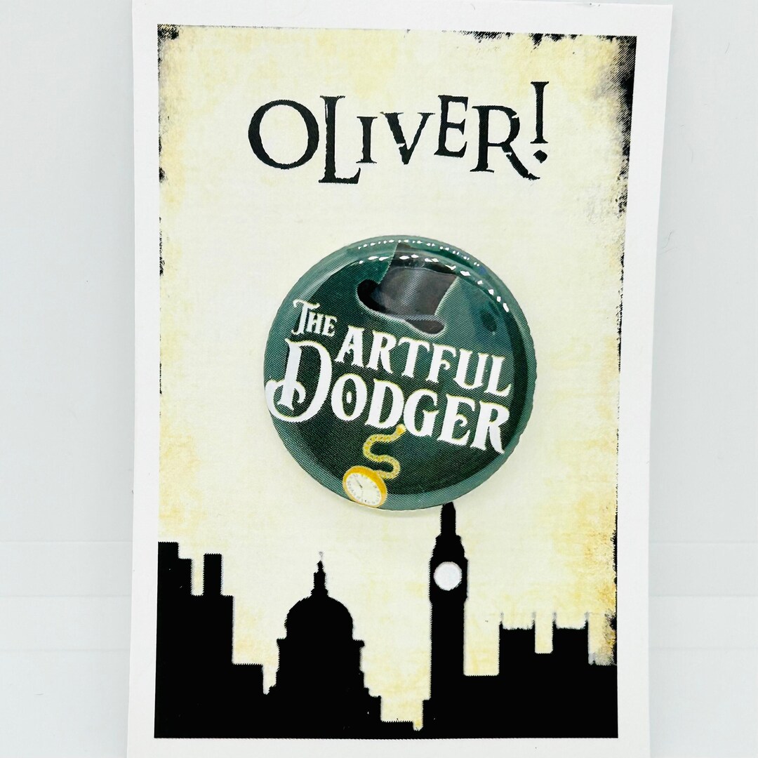 Oliver! the Musical, Artful Dodger Pin, Button, Badge, Pinback, Magnet ...