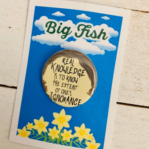 Big Fish the Musical Inspired Karl the Giant Quote Pinback | Etsy