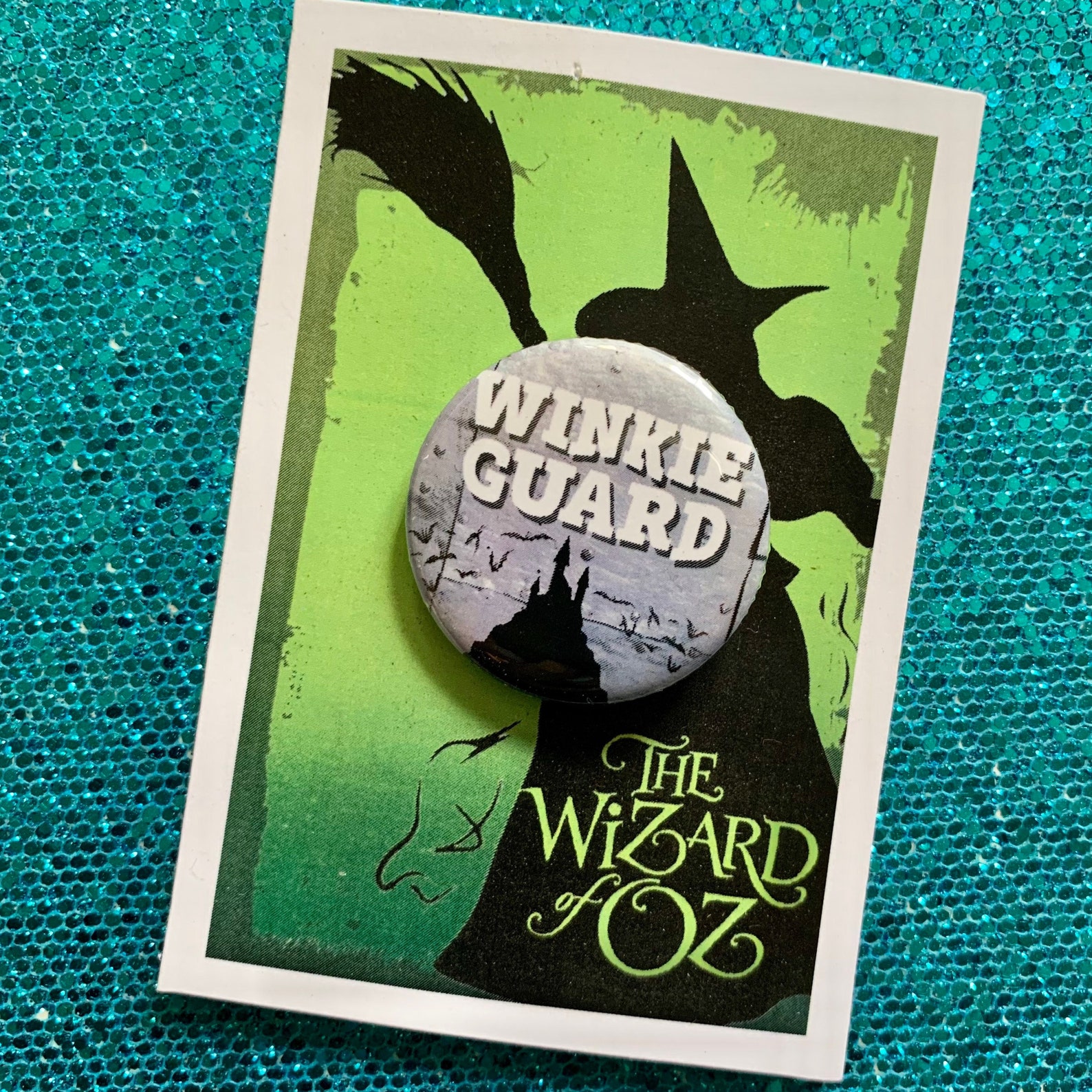 WIZARD OF OZ Winkie Guard Inspired Pin, Pinback, Button, Badge, Musical ...