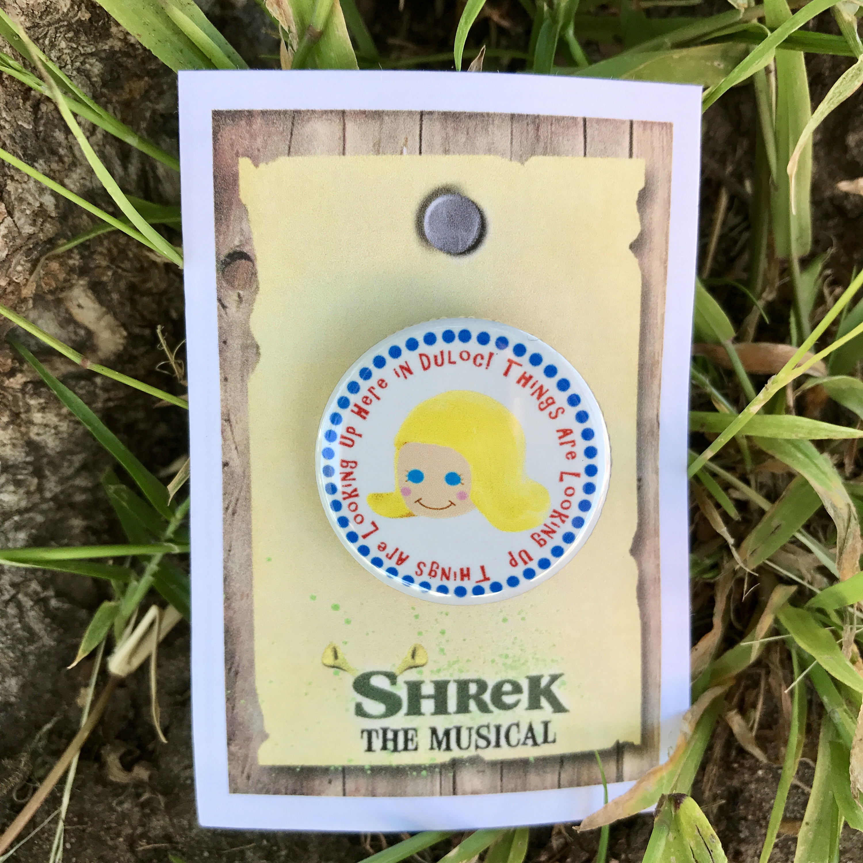 SHREK Musical Inspired Pin Pinback Duloc Dancer Things Are - Etsy