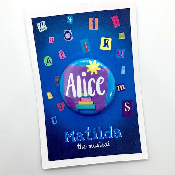 Matilda the Musical Alice Inspired Pinback Button Badge | Etsy